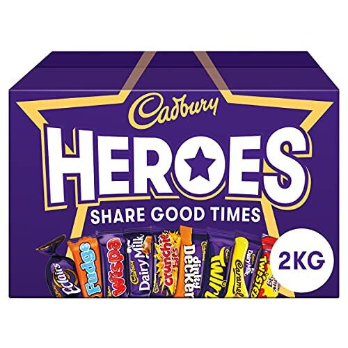 cadbury Heroes Chocolate Bulk Sharing Box, 2 kg
